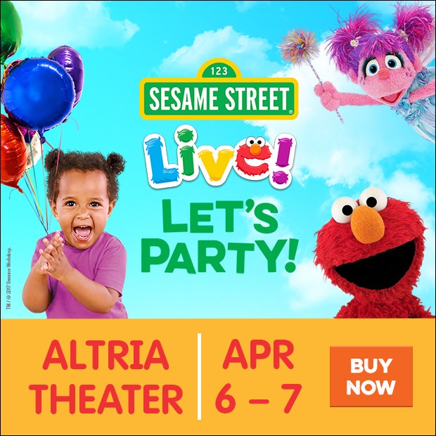 Sesame Street Live! Let's Party! | Altria Theater | Official Website